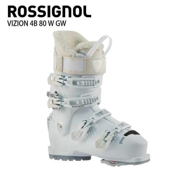 ロシニョール スキーブーツ 2026 ROSSIGNOL VIZION 4B 80 W GW WHITE STEP IN TECNOLOGY 25-26