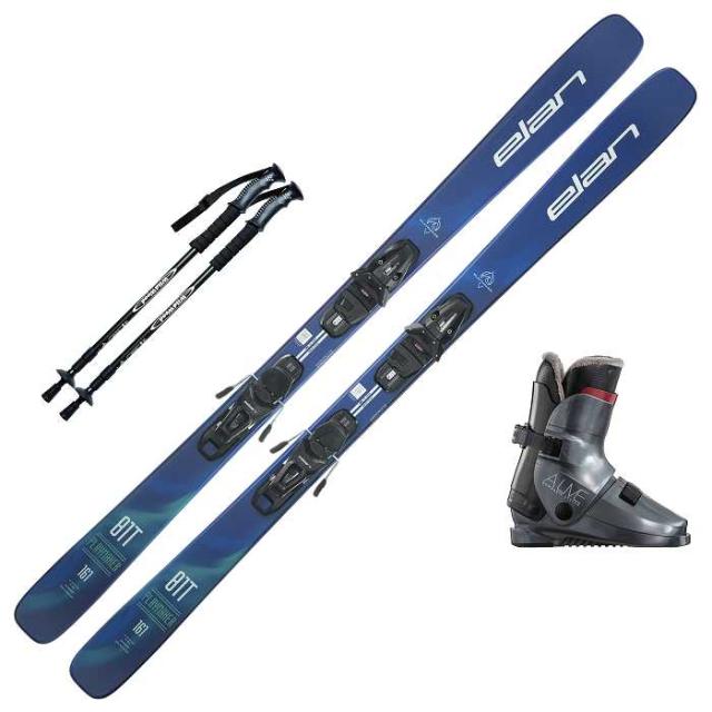 スキー4点セット] エラン スキー板 2026 ELAN PLAYMAKER 81 T SHIFT X