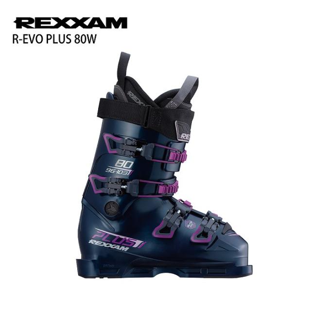 レクザム スキーブーツ 2026 REXXAM R EVO PLUS 80W IRON NAVY アールエヴォ ネイビー 25-26