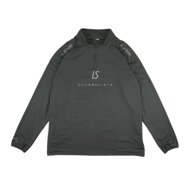 LUZESOMBRA ルースイソンブラ LS 2WAY HALF ZIP TOP F2011138 043CHC グレー フットサル スウェットジャケット