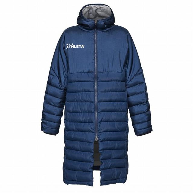ATHLETA アスレタ ベンチコート(ネイビー) 04167 90NVY フットサル ベンチコート 防寒ウェア