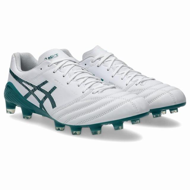ASICS アシックス DS LIGHT X-FLY 5(ホワイト×レイニーレイク) 1101A047.107 WHITE/RAINY LAKE サッカー スパイク
