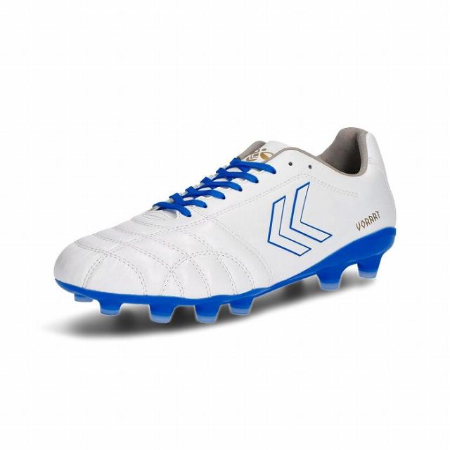 HUMMEL ヒュンメル ヴォラート3 TEAM WIDE(ホワイト×ブルー) HAS1247W 1060 サッカー スパイク ワイド