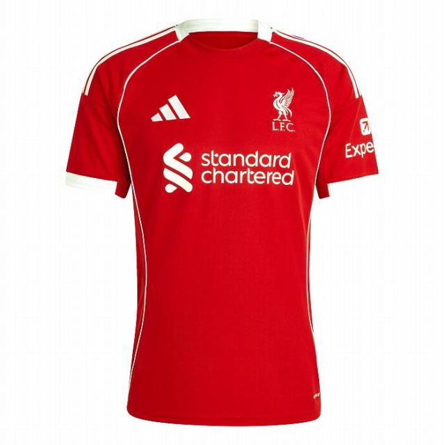 ADIDAS アディダス リバプール 25-26 ホーム 半袖 レプリカ ユニフォームシャツ(レッド) JYF22 JV6423