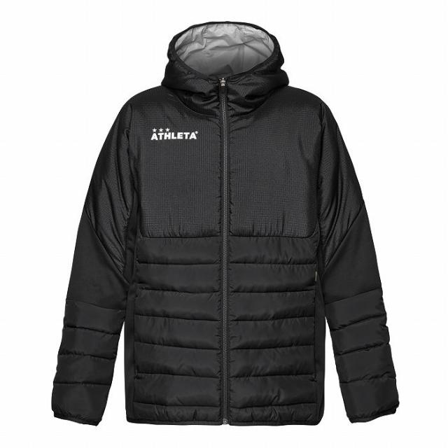 ATHLETA アスレタ 中綿ウォームジャケット(ブラック) 04165N 70 ウィンドジャケット 中綿 防寒