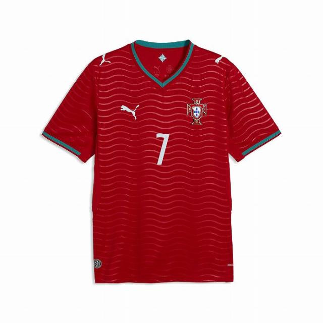 PUMA プーマ ポルトガル代表 2026 ホーム 半袖 レプリカ ユニフォームシャツ(7 ロナウド) 788141 77