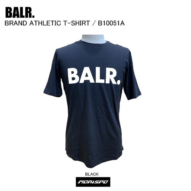 BALR. ボーラー BRAND ATHLETIC T-SHIRT ブランドアスレティックtシャツ 10051A ブラック 半袖 メンズ シンプル カジュアル スポーツ