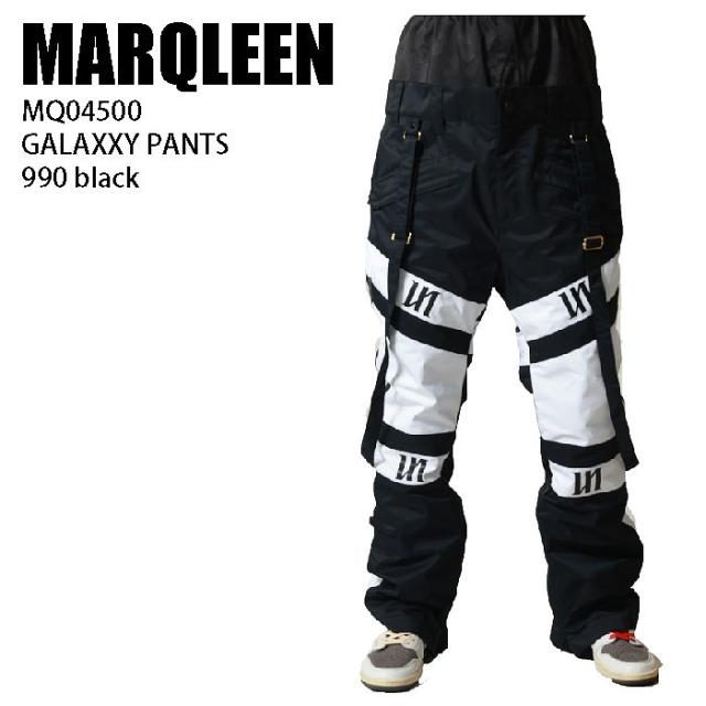 MARQLEEN マークリーン ウェア MQ04500 GALAXXY PANTS 23-24 990 black メンズ パンツ スノーボード