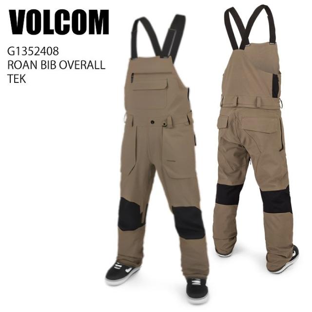 VOLCOM ボルコム G1352408 ROAN BIB OVERALL TEK 23-24 ボードウェア メンズ パンツ ビブ スノーボード