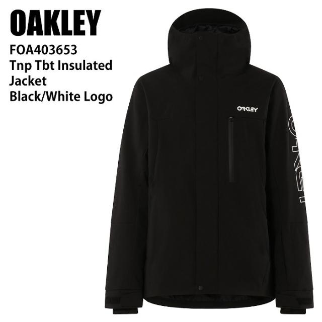 OAKLEY オークリー FOA403653 TNP TBT INSULATED JACKET BLACK/WHITE LOGO 25-26 ボードウェア メンズ ジャケット スキー スノーボード