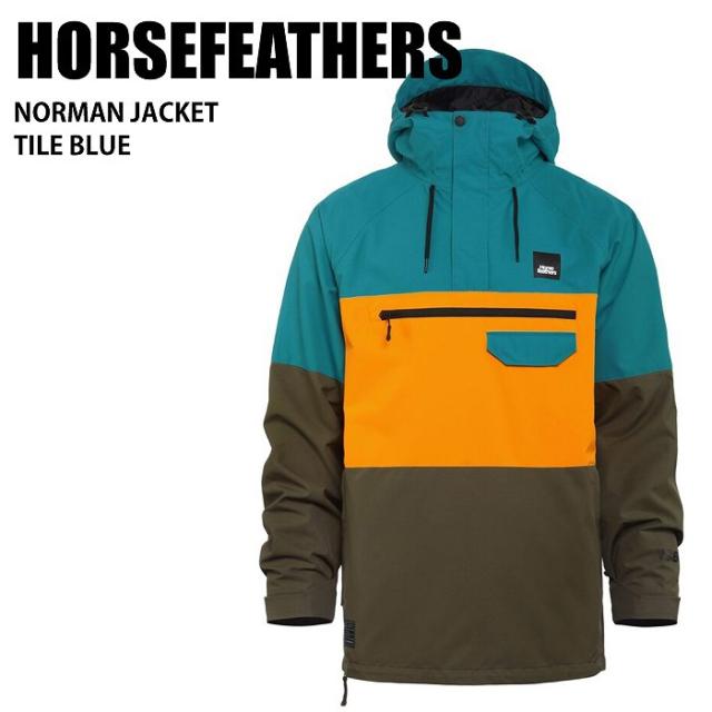 HORSEFEATHERS ホースフェザーズ NORMAN JACKET TILE BLUE 23-24 ボードウェア メンズ ジャケット スノーボード スノボ スキー