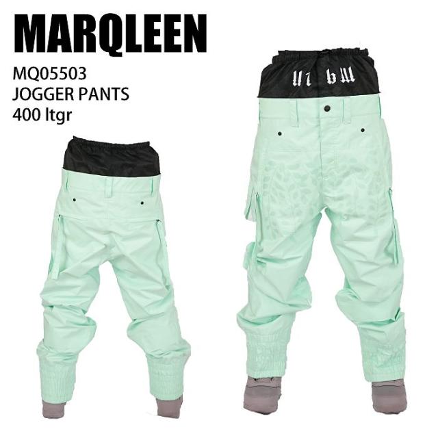 MARQLEEN マークリーン MQ05503 JOGGER PANTS 400 ltgr 24-25 ウエア メンズ パンツ スノーボード