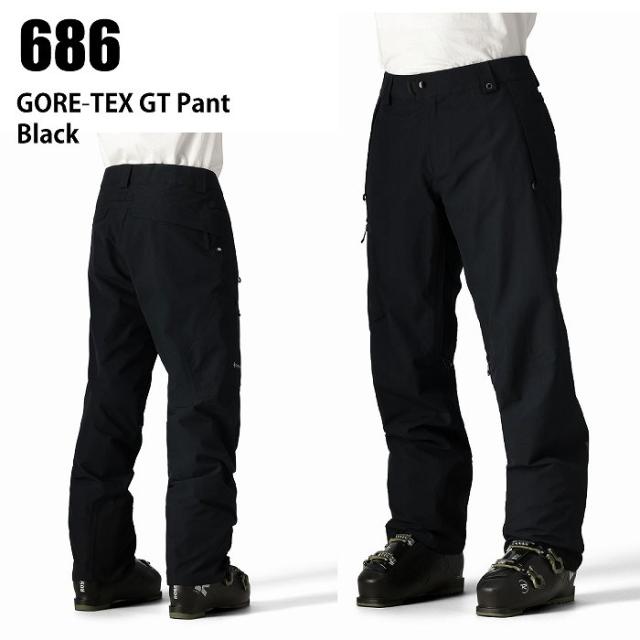 686 シックスエイトシックス M2W203 GORE-TEX GT PANT BLACK 24-25 ウエア メンズ パンツ ゴア ロクハチ