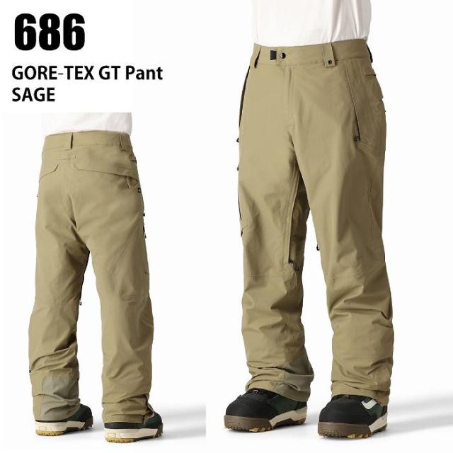 686 シックスエイトシックス M2W203 GORE-TEX GT PANT SAGE 24-25 ウエア メンズ パンツ ゴア ロクハチ