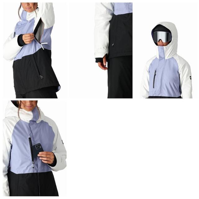 686 M2W302 GORE-TEX WILLOW INS JACKET PURPLE IMPRESSION COLORBLOCK