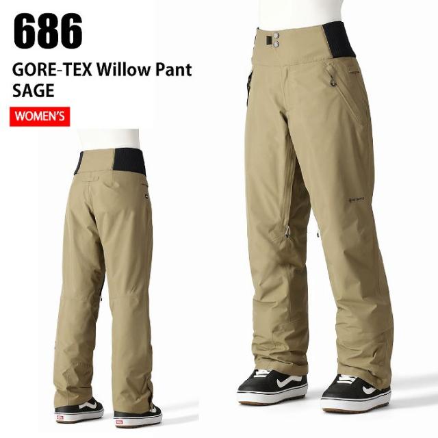 686 シックスエイトシックス M2W402 GORE-TEX WILLOW INSULATED PANT SAGE 24-25 ウエア レディース パンツ ロクハチ ゴア
