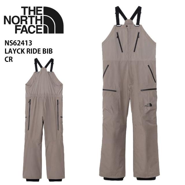 THE NORTH FACE ノースフェイス NS62413 LAYBACK RIDE BIB CR 24-25 ウエア ユニセックス パンツ スキー スノーボード GORE-TEX 中綿