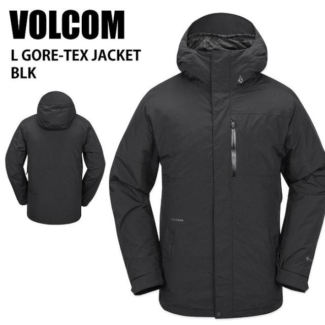 VOLCOM ボルコム L GORE-TEX JACKET BLK 24-25 ウエア ユニセックス ジャケット スキー スノーボード ゴアテックス 防水  G0652506