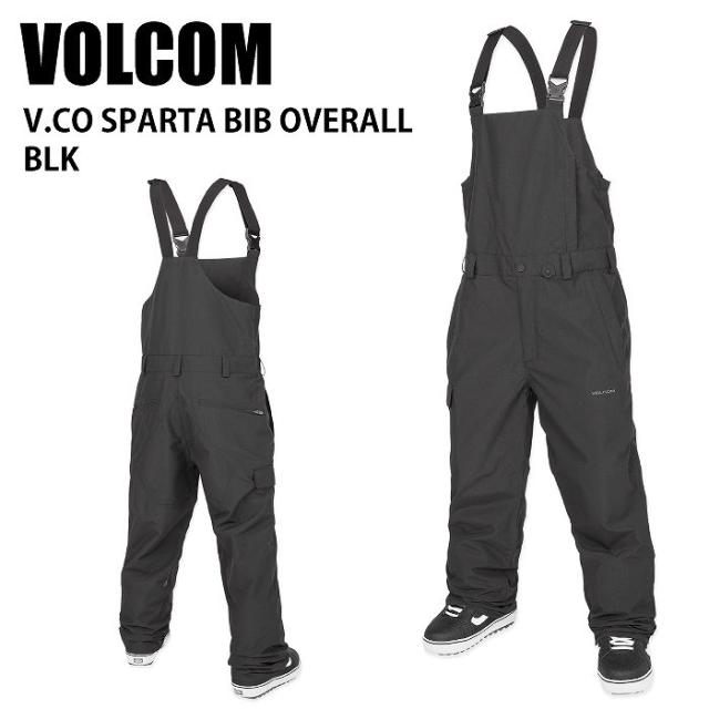 VOLCOM ボルコム V.CO SPARTA BIB OVERALL BLK 24-25 ウエア ユニセックス パンツ スキー スノーボード  G1352513