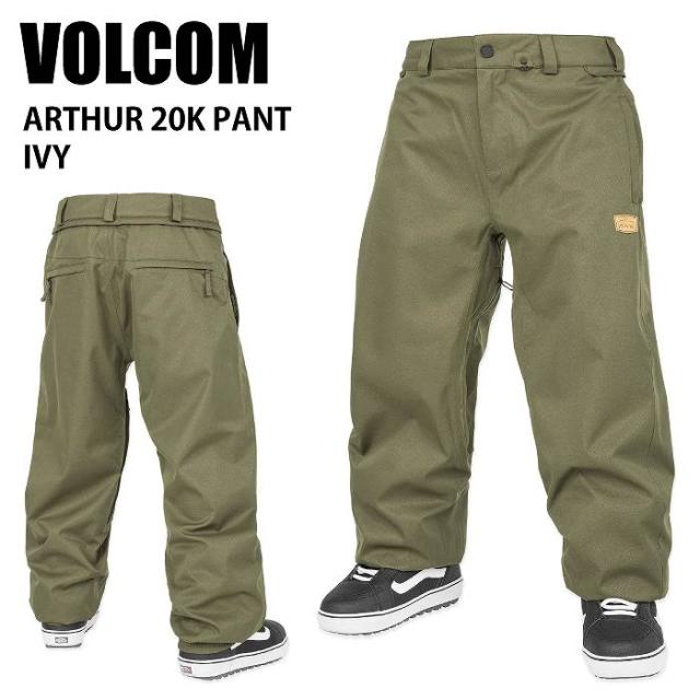 VOLCOM ボルコム ARTHUR 20K PANT IVY 24-25 ウエア ユニセックス パンツ スキー スノーボード  G1352514