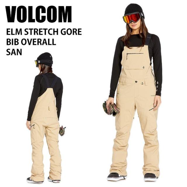 VOLCOM ボルコム ELM STRETCH GORE BIB OVERALL SAN 24-25 ウエア レディース パンツ スキー スノーボード GORE-TEX 防水  H1352501