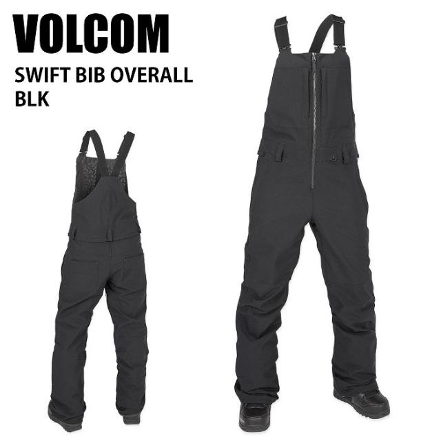 VOLCOM ボルコム SWIFT BIB OVERALL BLK 24-25 ウエア レディース パンツ スキー スノーボード ビブ  H1352506