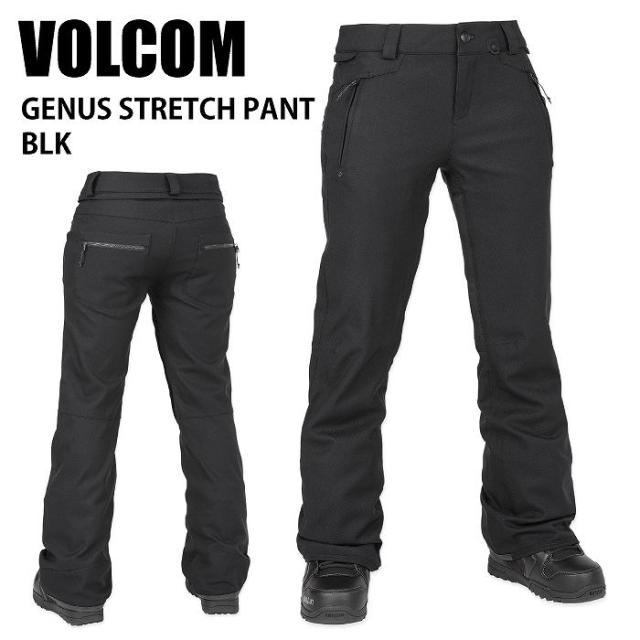 VOLCOM ボルコム GENUS STRETCH PANT BLK 24-25 ウエア レディース パンツ スキー スノーボード  H1352510