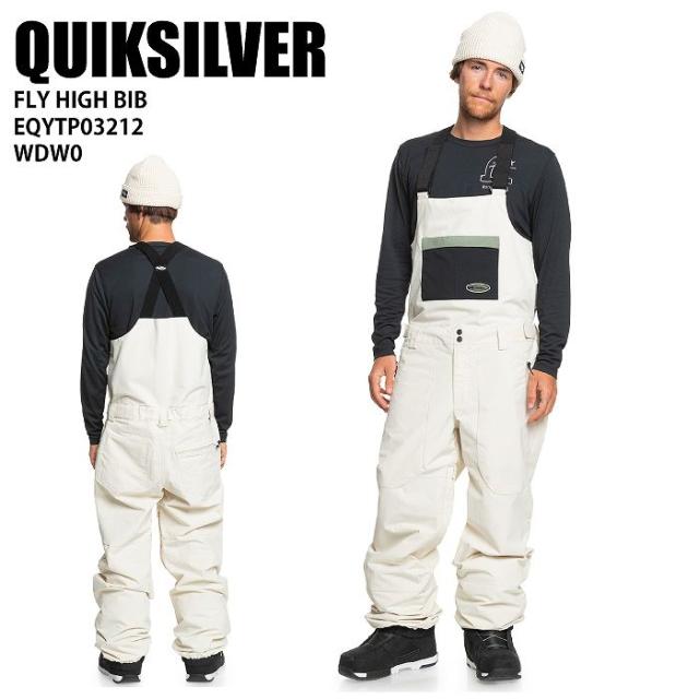 QUIKSILVER クイックシルバー EQYTP03212 FLY HIGH BIB WDW0 24-25 ウエア ユニセックス パンツ スノーボード ビブ