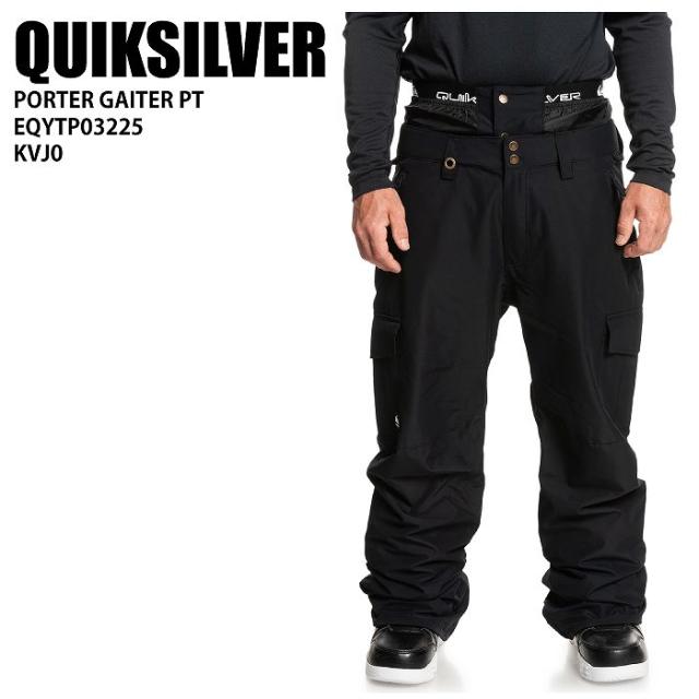 QUIKSILVER クイックシルバー EQYTP03225 PORTER GAITER PT KVJ0 24-25 ウエア ユニセックス パンツ スノーボード