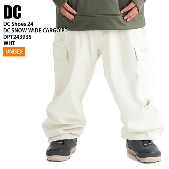 DC ディーシーシューズ DPT243935 24 DC  WHT 24-25 ウエア ユニセックス パンツ スノーボード ライトウエア 春スキー