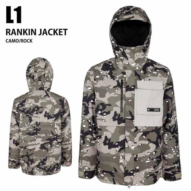 L1 エルワン RANKIN JACKET CAMO/ROCK 24-25 ウエア ユニセックス ジャケット スノーボード