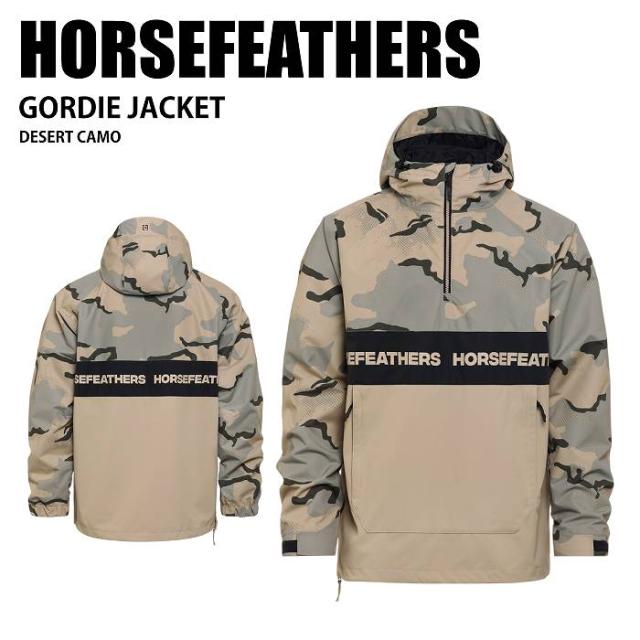 HORSEFEATHERS ホースフェザーズ GORDIE JACKET DESERT CAMO 24-25 ウエア ユニセックス ジャケット スキー スノーボード