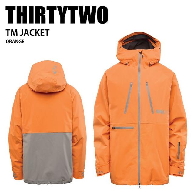 THIRTYTWO サーティーツー TM JACKET ORANGE 24-25 ウエア ユニセックス ジャケット スキー スノーボード