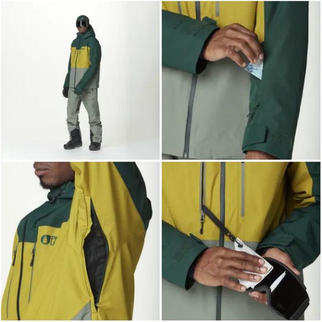 PICTURE ピクチャー PICTURE OBJECT JK PDRSA PINE GOLDEN L WRE 24-25 ウエア ユニセックス ジャケット スキー スノーボード PICTURE ピクチャー PICTURE OBJECT JK PDRSA PINE GOLDEN L WRE 24-25