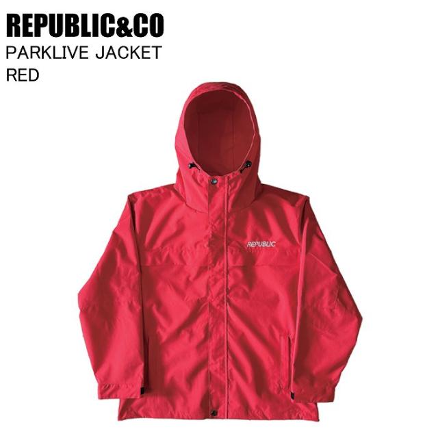 REPUBLIC&CO リパブリック PARKLIVE JACKET パークライブジャケット RED スノーボード ウェア ジャケット