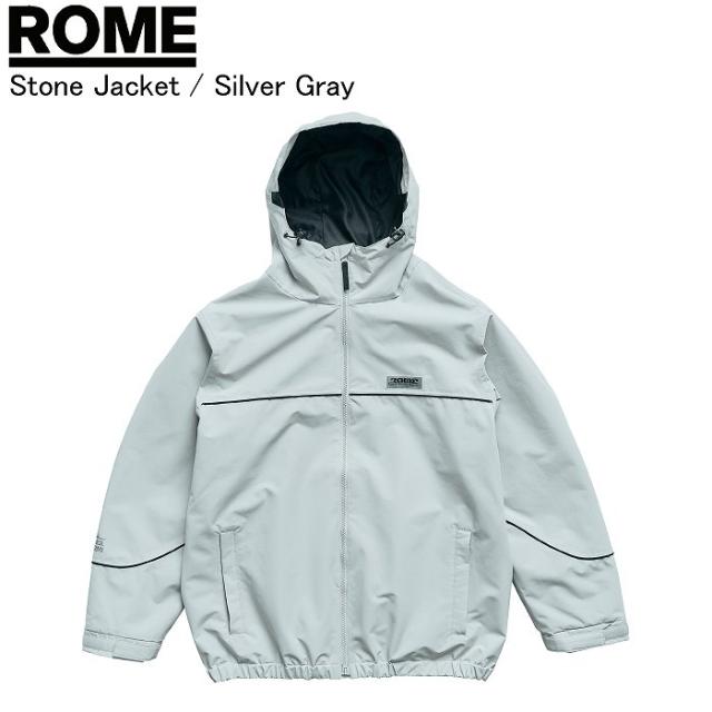 ROME ローム Stone Jacket ストーンジャケット SILVER GRAY ジャケット ボードウェア ロームウェア ROMEウェア 25-26モデル