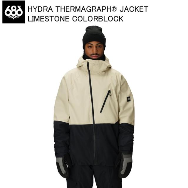 686 シックスエイトシックス M5WN149 HYDRA THERMAGRAPH JACKET LIMESTONE COLORBLOCK ウェア ジャケット ロクハチロク 25-26