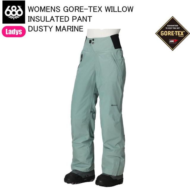 686 M5WN430 GORE-TEX WILLOW INSULATED PANT DUSTY MARINE スノーボードウェア 686ウェア ゴアテックス 25-26モデル レディース
