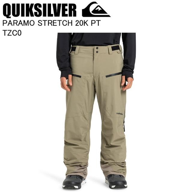 QUIKSILVER クイックシルバー EQYTP03248 PARAMO STRETCH 20K PT TZC0 スノーボードウェア パンツ ウェア スノボ 25-26モデル