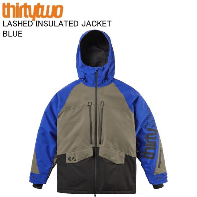 THIRTYTWO サーティーツー LASHED INSULATED JACKET BLUE スノーボードウェア ジャケット 32ウェア スノボ 25-26モデル