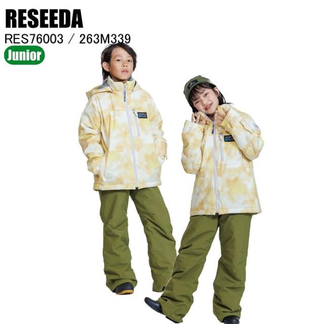 RESEEDA レセーダ RES76003 JUNIOR SKI SUIT 263M339 子ども用ウェア ジュニアウェア 子ども ウェア 上下セット 雪遊び そり