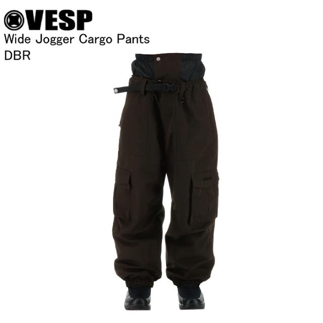 VESP ベスプ VPMP1059 Wide Jogger Cargo Pants DBR スノーボード ウェア パンツ VESPウェア 25-26モデル メンズ レディース