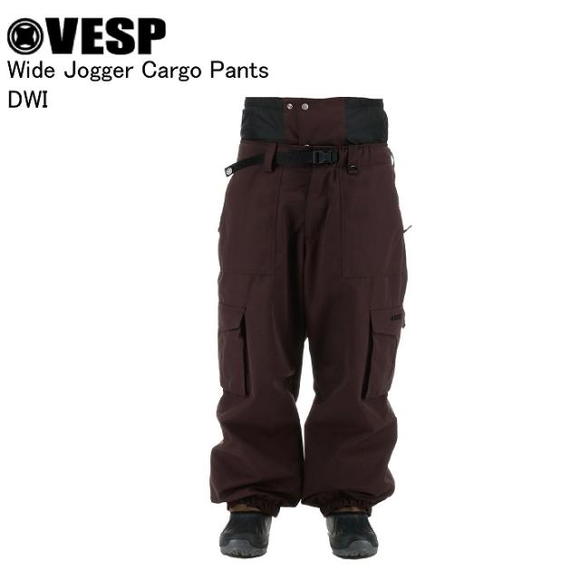 VESP ベスプ VPMP1059 Wide Jogger Cargo Pants DWI スノーボード ウェア パンツ VESPウェア 25-26モデル メンズ レディース