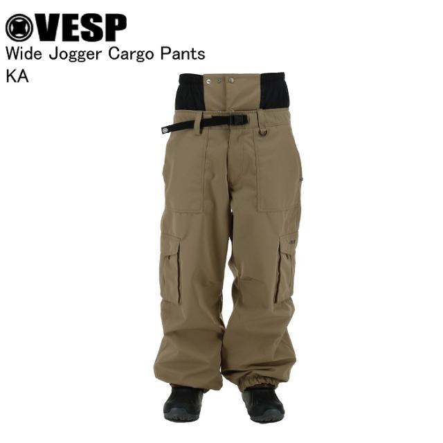 VESP ベスプ VPMP1059 Wide Jogger Cargo Pants KA スノーボード ウェア パンツ VESPウェア 25-26モデル メンズ レディース