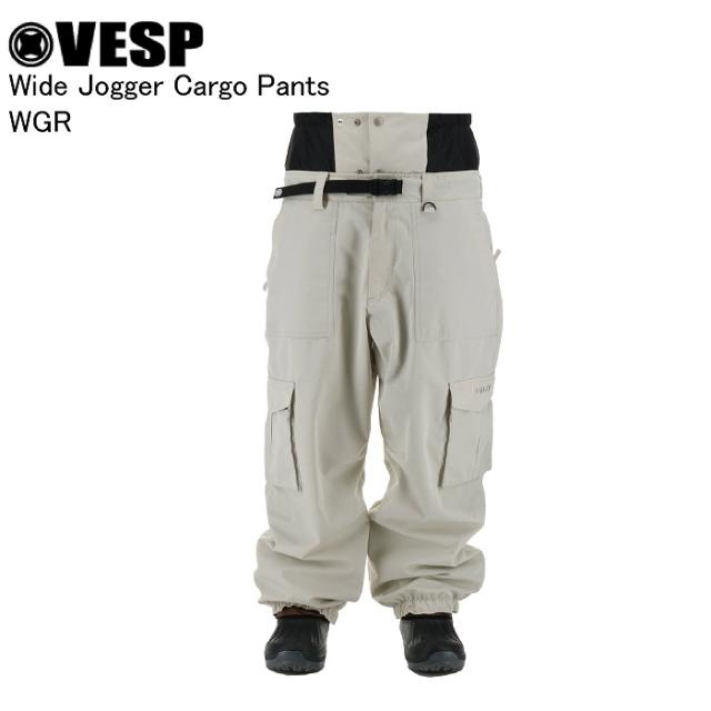 VESP ベスプ VPMP1059 Wide Jogger Cargo Pants WGR スノーボード ウェア パンツ VESPウェア 25-26モデル メンズ レディース