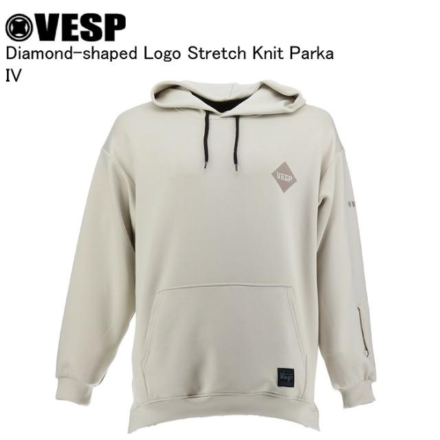 VESP ベスプ VPMS1037 Diamond-shaped Logo Stretch Knit Parka IV スノーボード ウェア VESPウェア 25-26モデル メンズ レディース