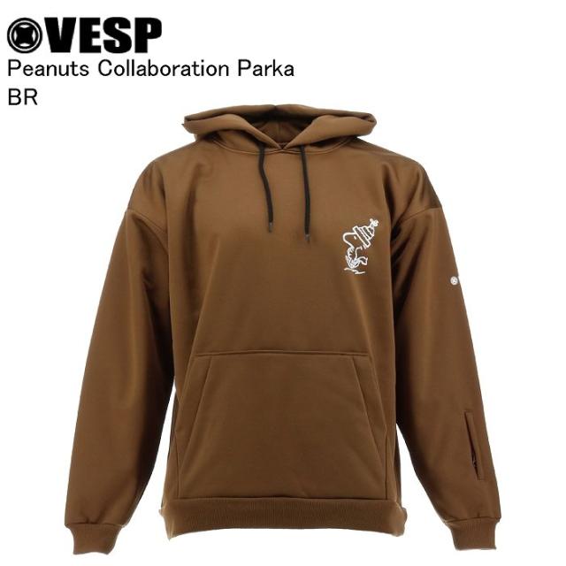 VESP ベスプ SNMS2035 Peanuts Collaboration Parka BR スノーボード ウェア 耐水 VESPウェア 25-26モデル メンズ レディース