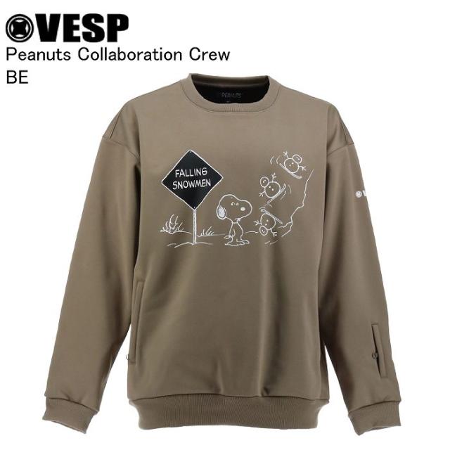 VESP ベスプ SNMS2037 Peanuts Collaboration Crew BE スノーボード ウェア 耐水 VESPウェア 25-26モデル メンズ レディース