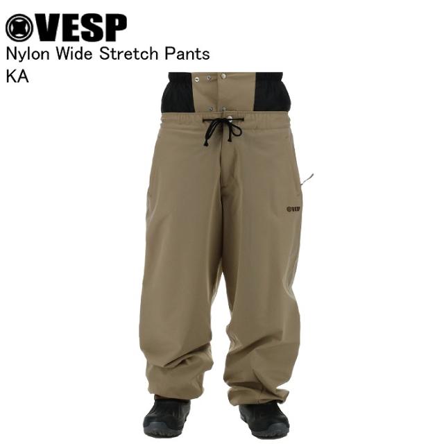 VESP ベスプ VPMP1066 Nylon Wide Stretch Pants KA スノーボード ウェア パンツ VESPウェア 25-26モデル メンズ レディース