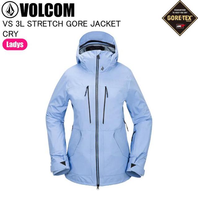 VOLCOM ボルコム H0652500 VS 3L STRETCH GORE JACKET CRY スノーボードウェア ジャケット ボルコムウェア ゴアテックス レディース